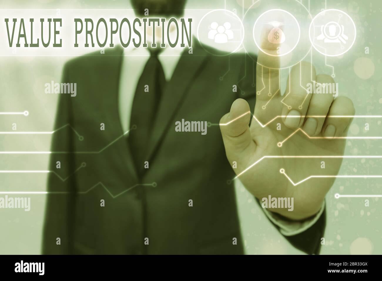 Writing note showing Value Proposition. Business concept for innovation ...