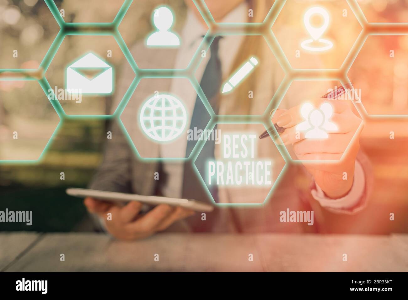 Conceptual hand writing showing Best Practice. Concept meaning ...