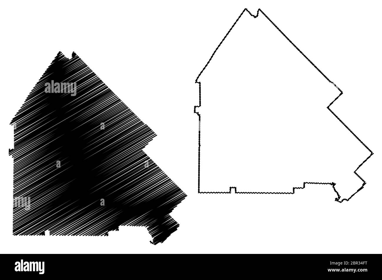 Pulaski map hi-res stock photography and images - Alamy