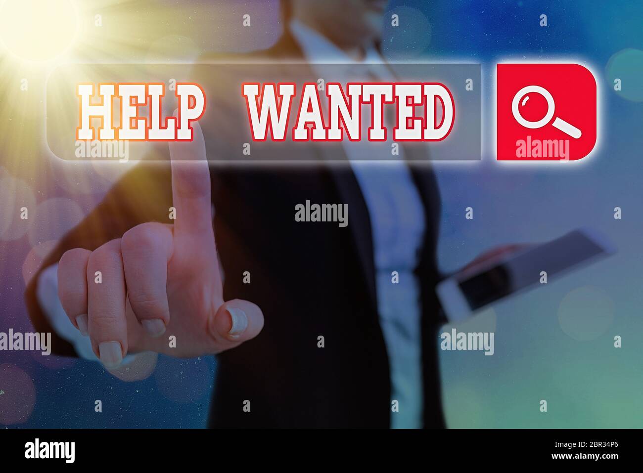 Conceptual hand writing showing Help Wanted. Concept meaning An ad in ...