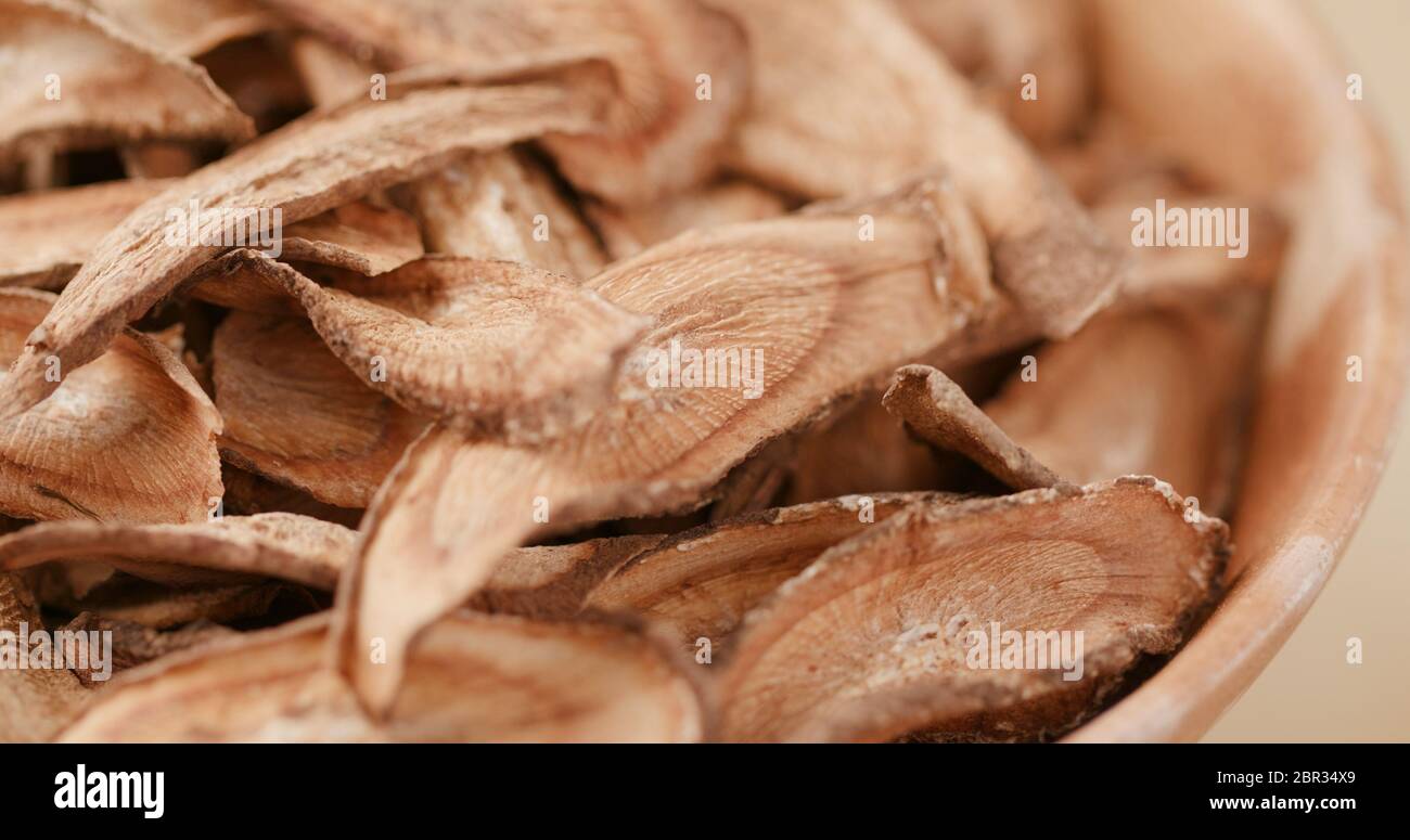 Stack of Dried burdock Stock Photo - Alamy