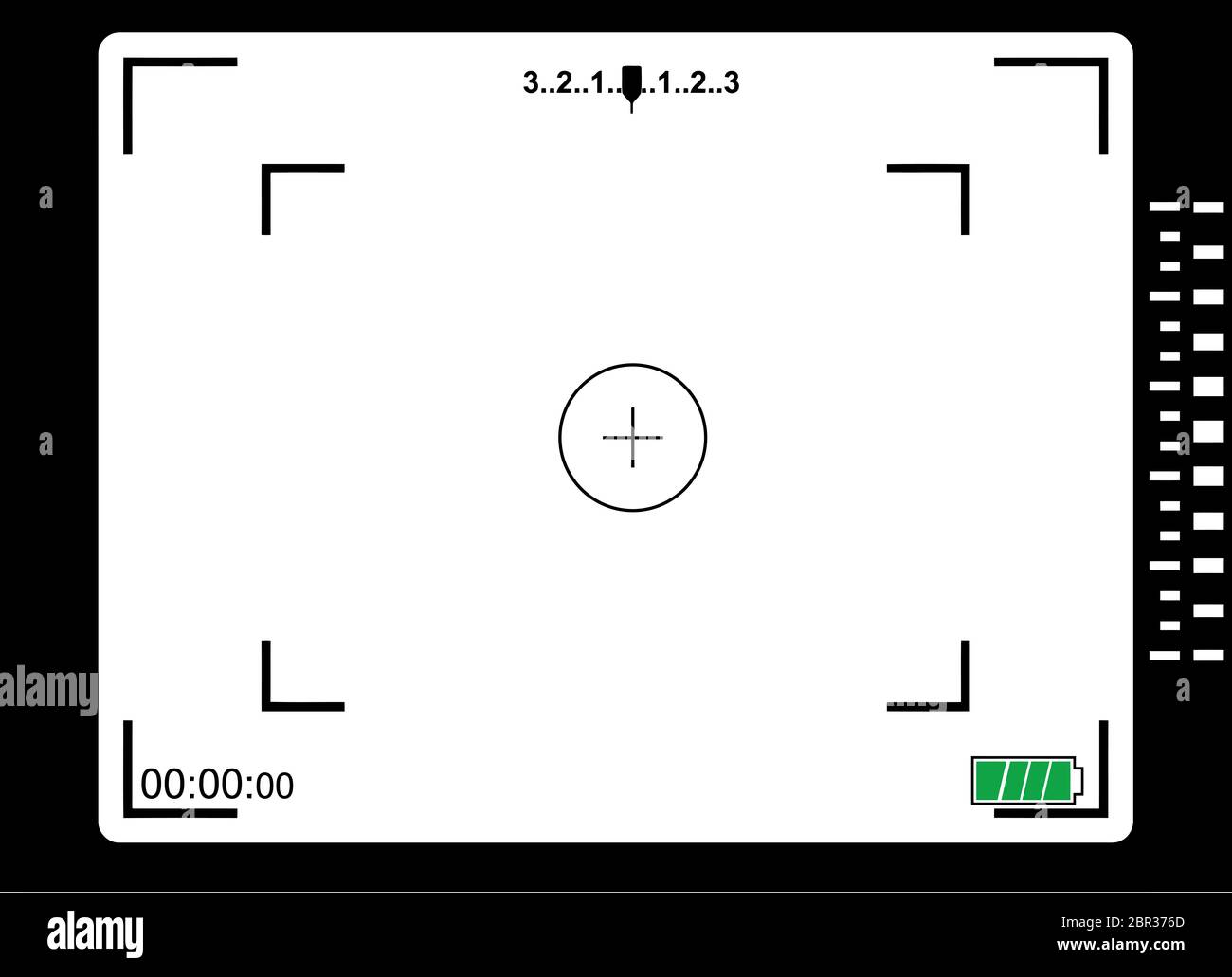 viewfinder digital frame focus camera preview illustration Stock Photo ...