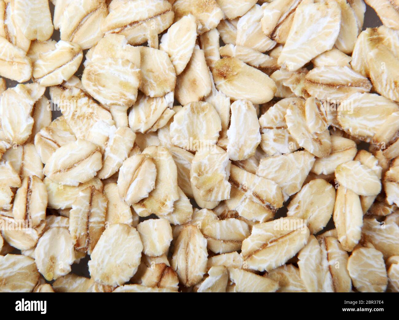 Rolled Oats Are A Type Of Lightly Processed Whole-Grain Food Stock ...