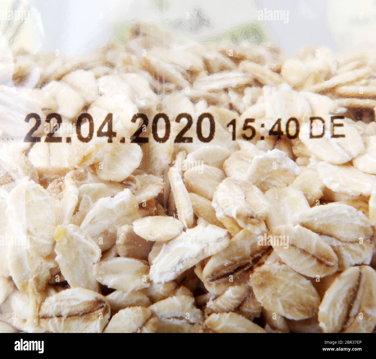 Rolled Oats Are A Type Of Lightly Processed Whole-Grain Food Stock ...