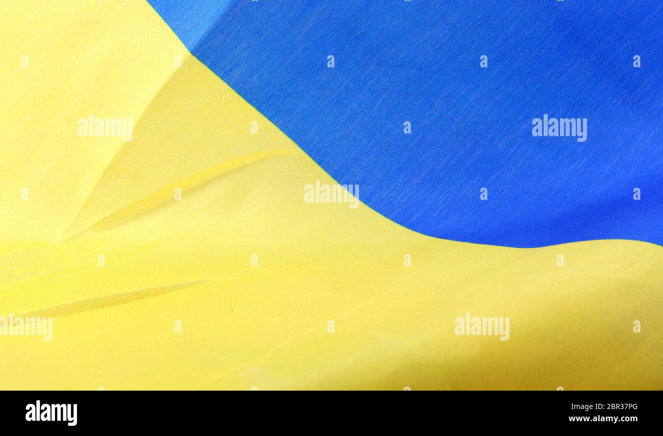 The Flag Of Ukraine Is A Banner Of Two Equally Sized Horizontal Bands ...