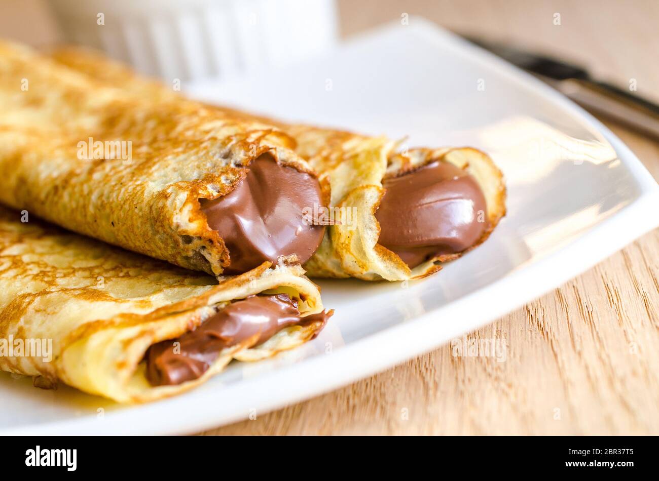 Pile of crepes Stock Photo - Alamy