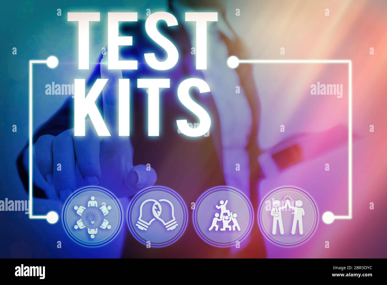Conceptual hand writing showing Test Kits. Concept meaning tools used ...