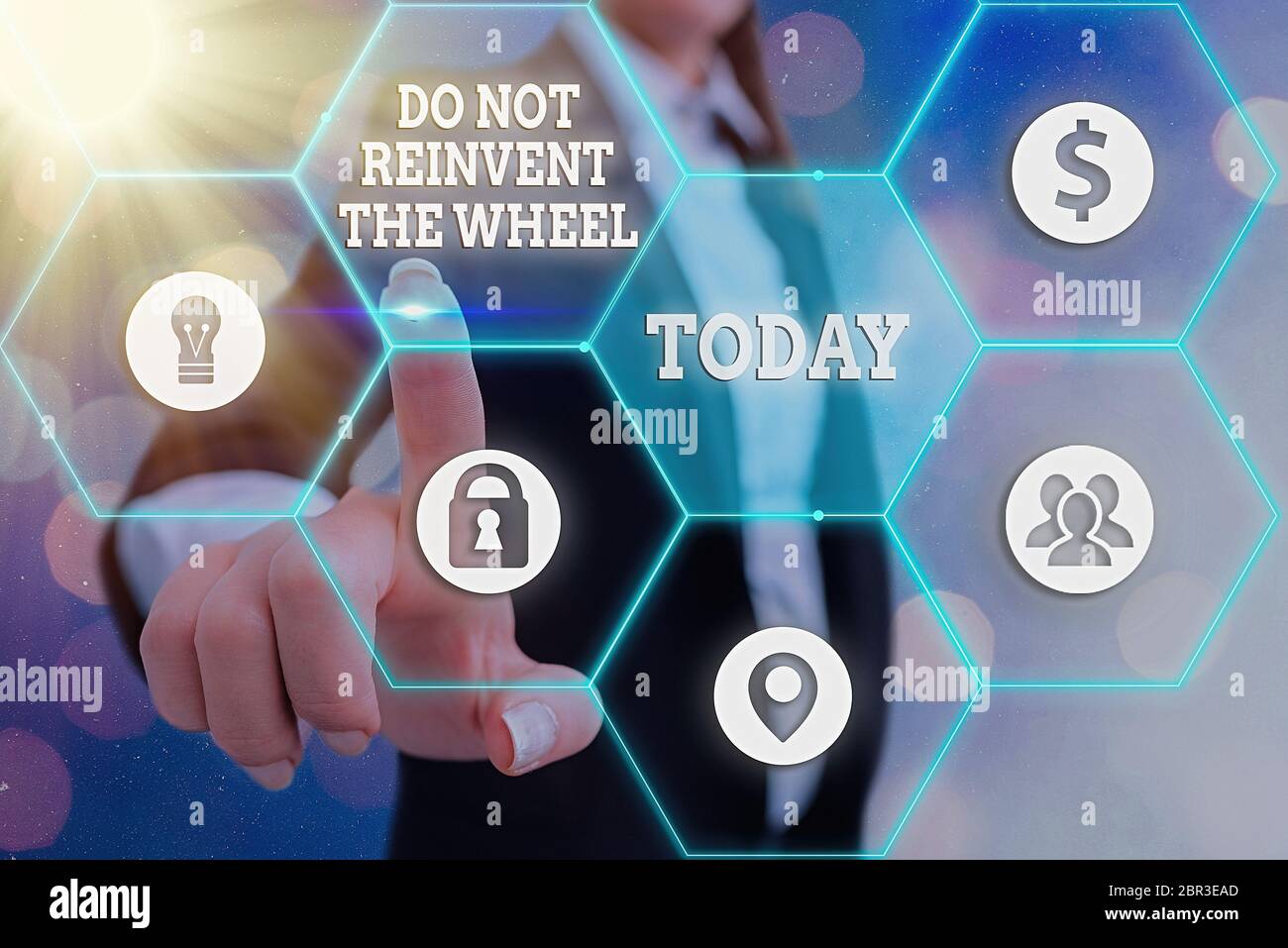 Conceptual hand writing showing Do Not Reinvent The Wheel. Concept ...