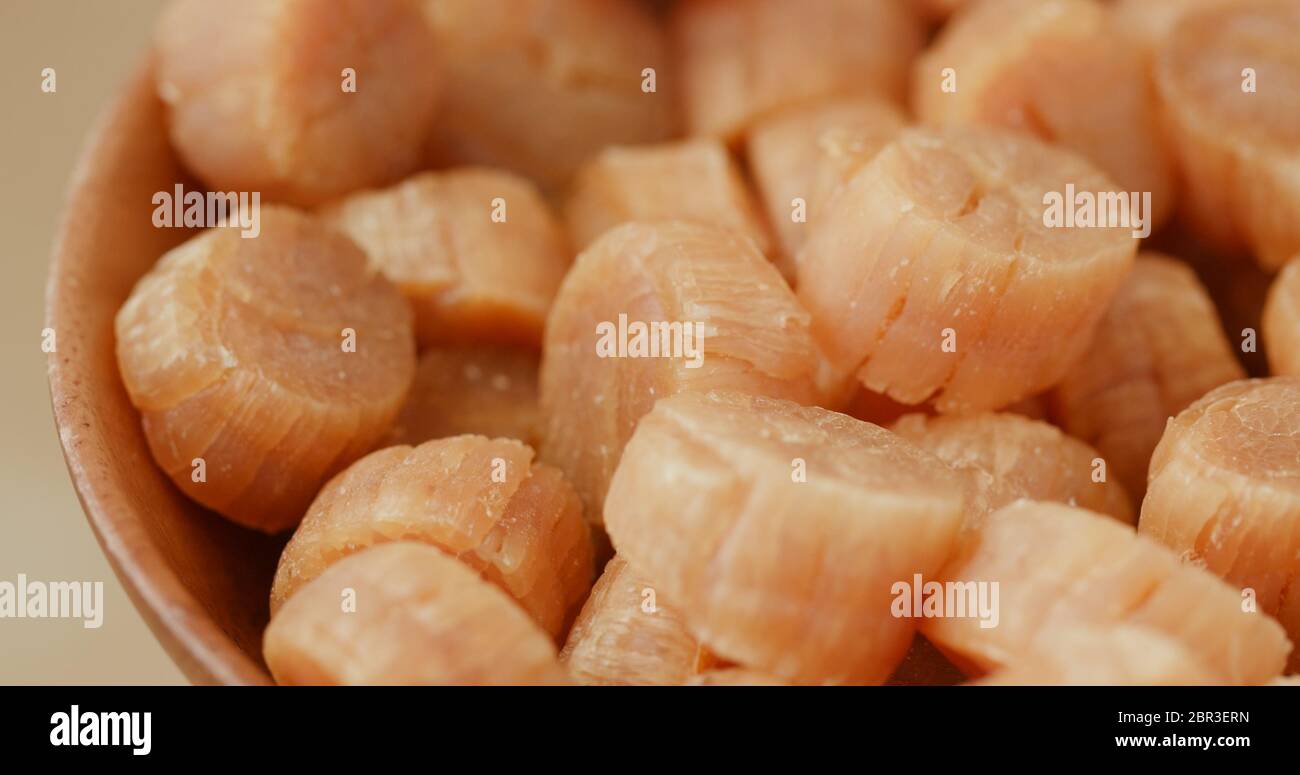Traditional Dry scallop Stock Photo - Alamy