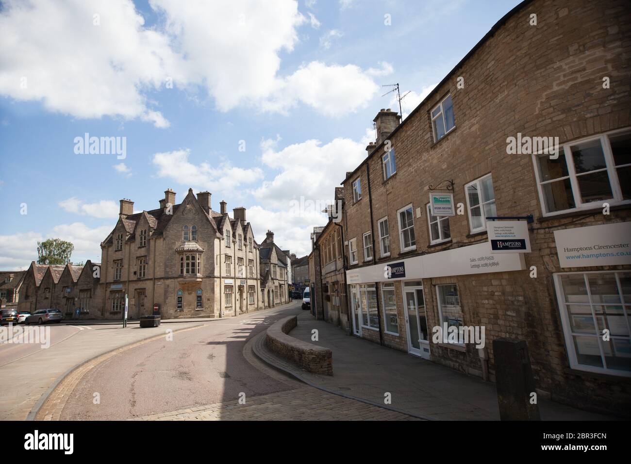 The town centre in Cirencester in Gloucestershire in the UK Stock Photo ...
