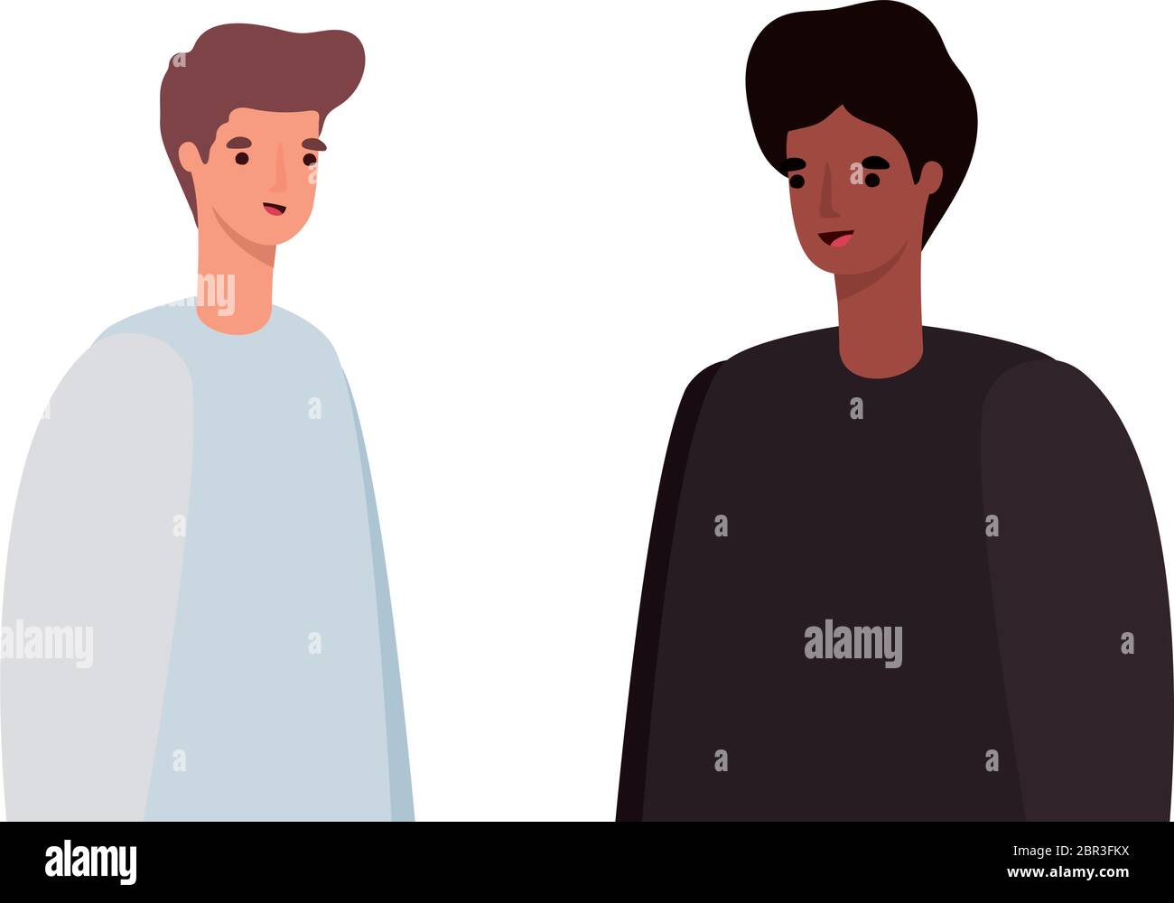 Friends avatars Cut Out Stock Images & Pictures - Alamy