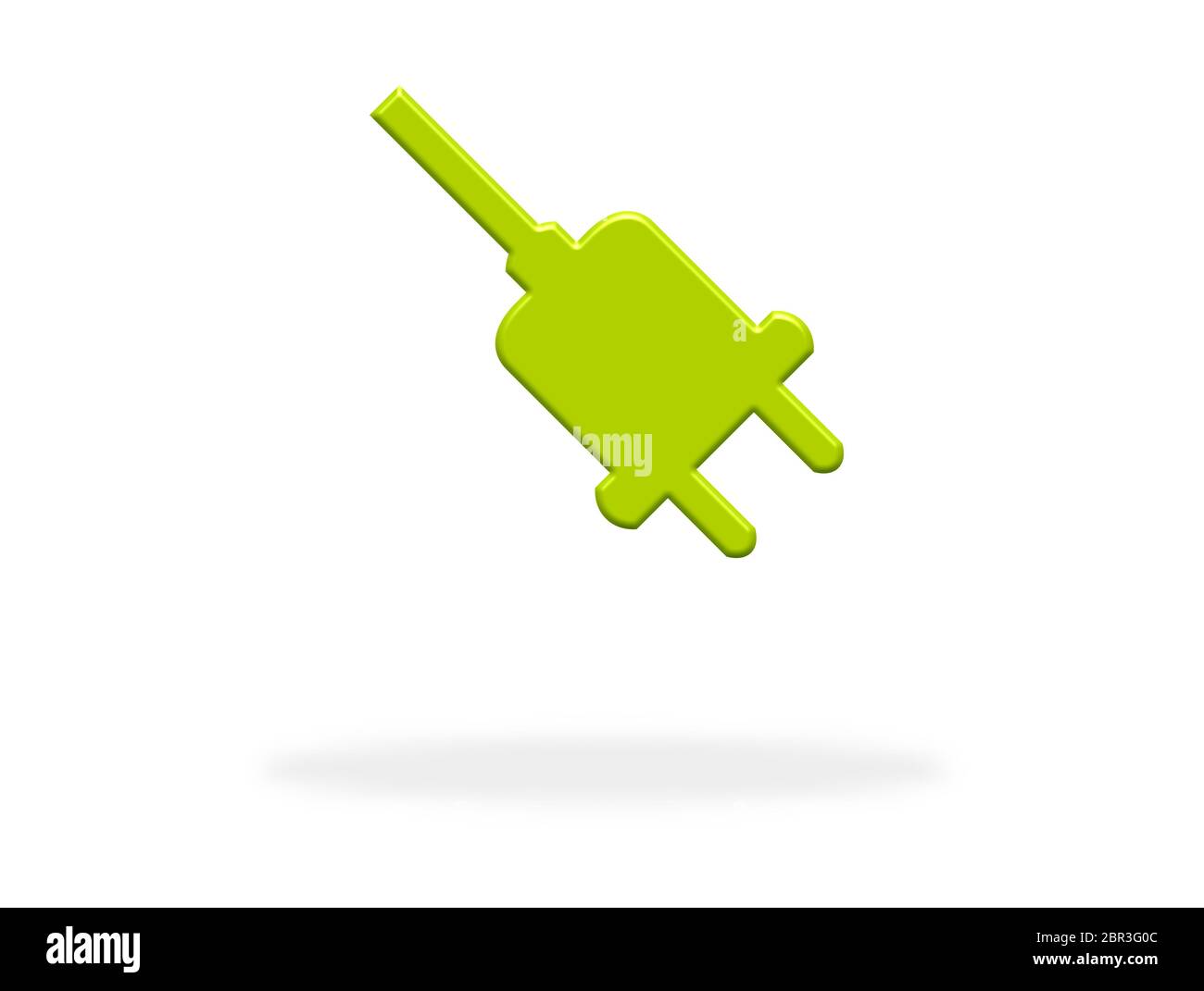 Green Plug icon - Symbol for Electricity, Green Energy, Power or ...