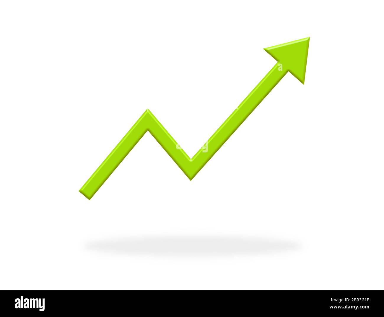 Green Increase Arrow