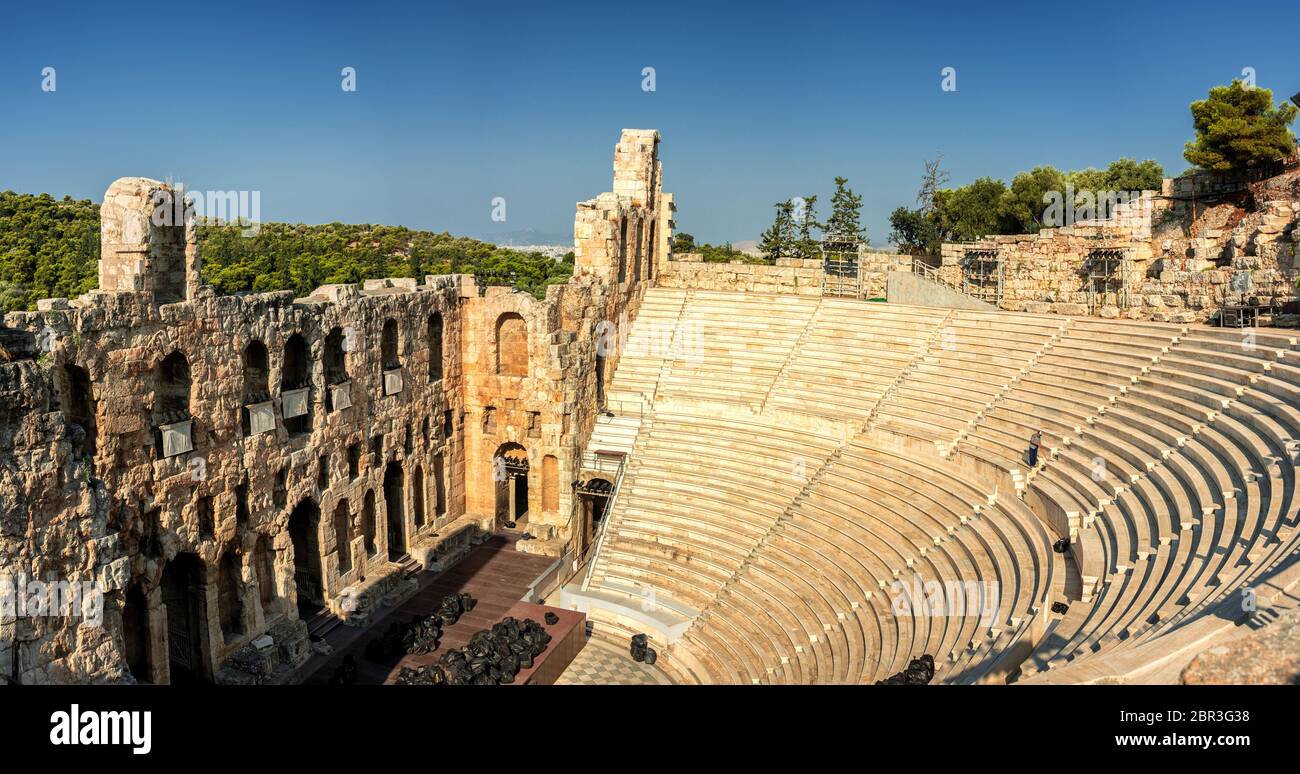 Amphitheatre athens hi-res stock photography and images - Alamy