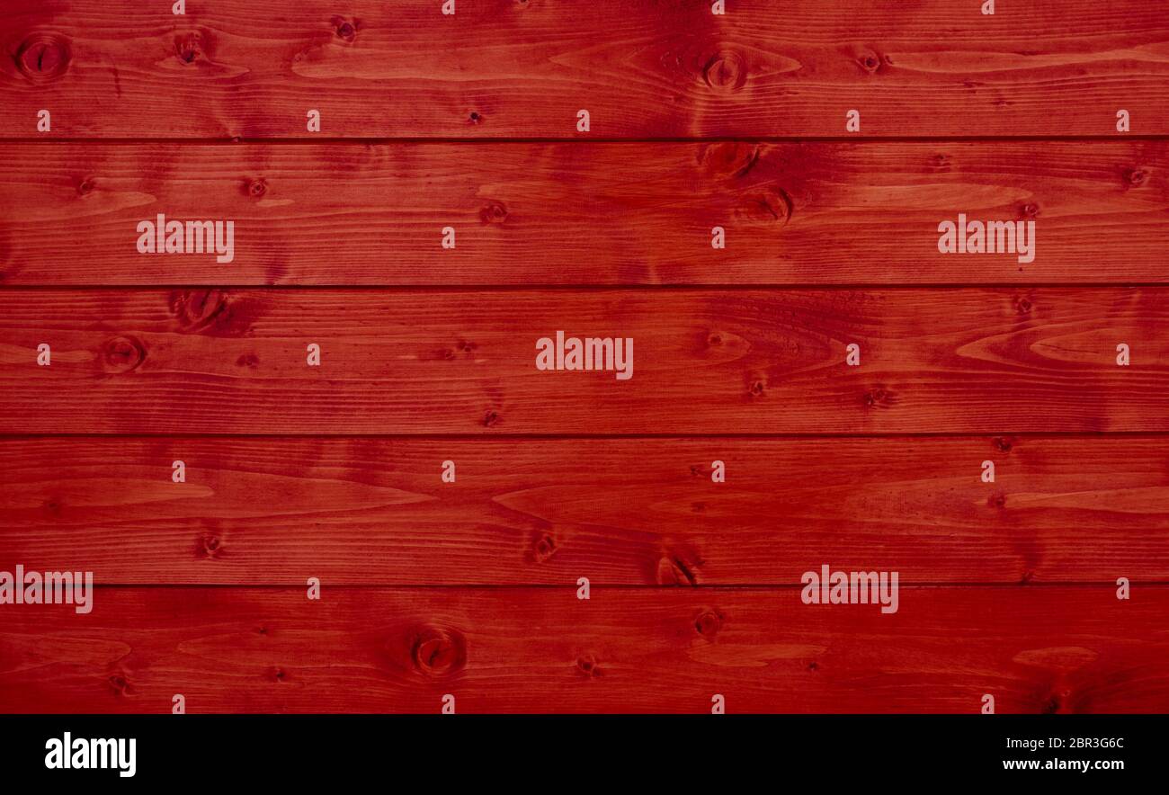 Old rustic red wooden planks background texture Stock Photo - Alamy