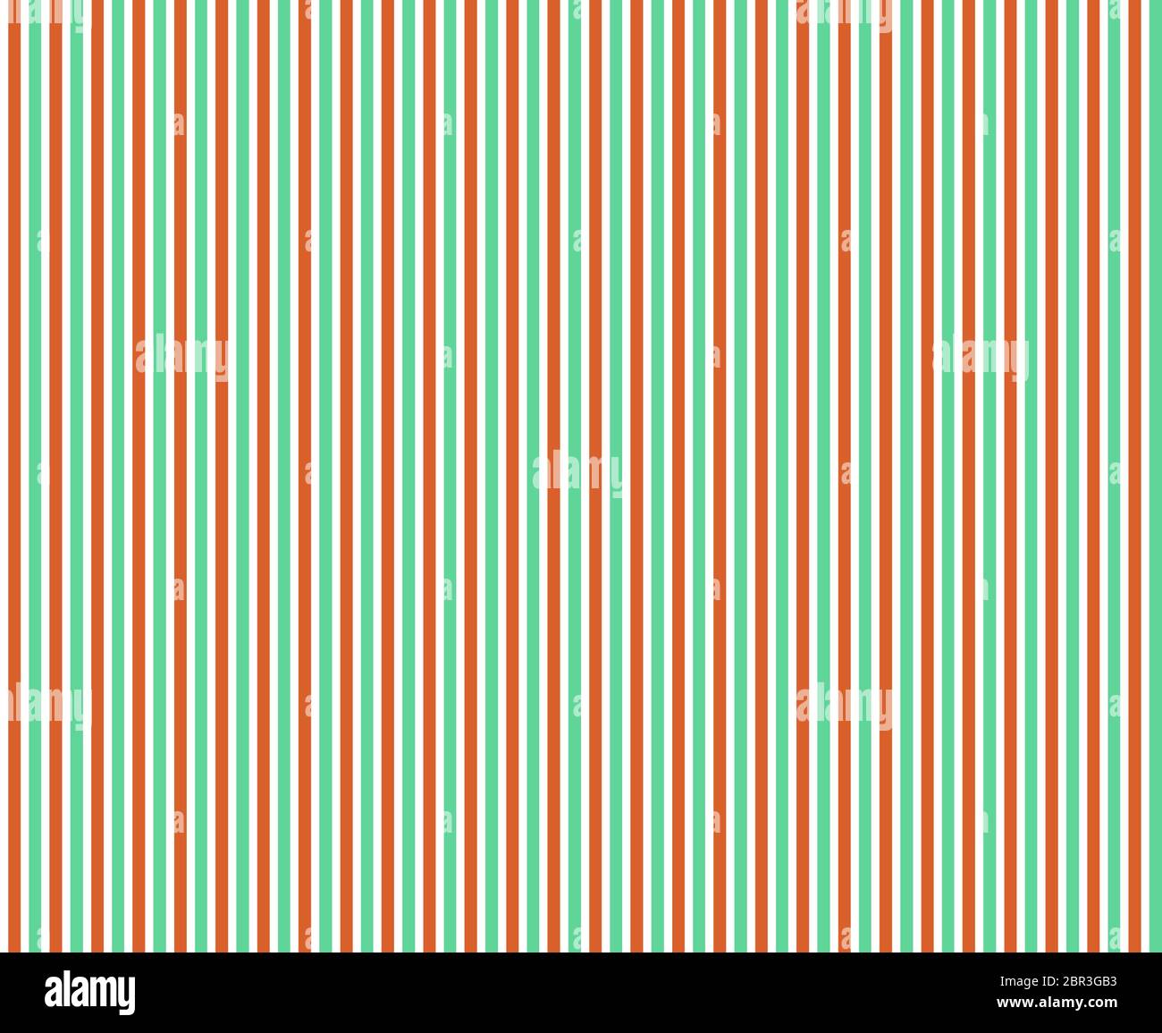 Vertical seamless stripes with red and green colors on white background ...