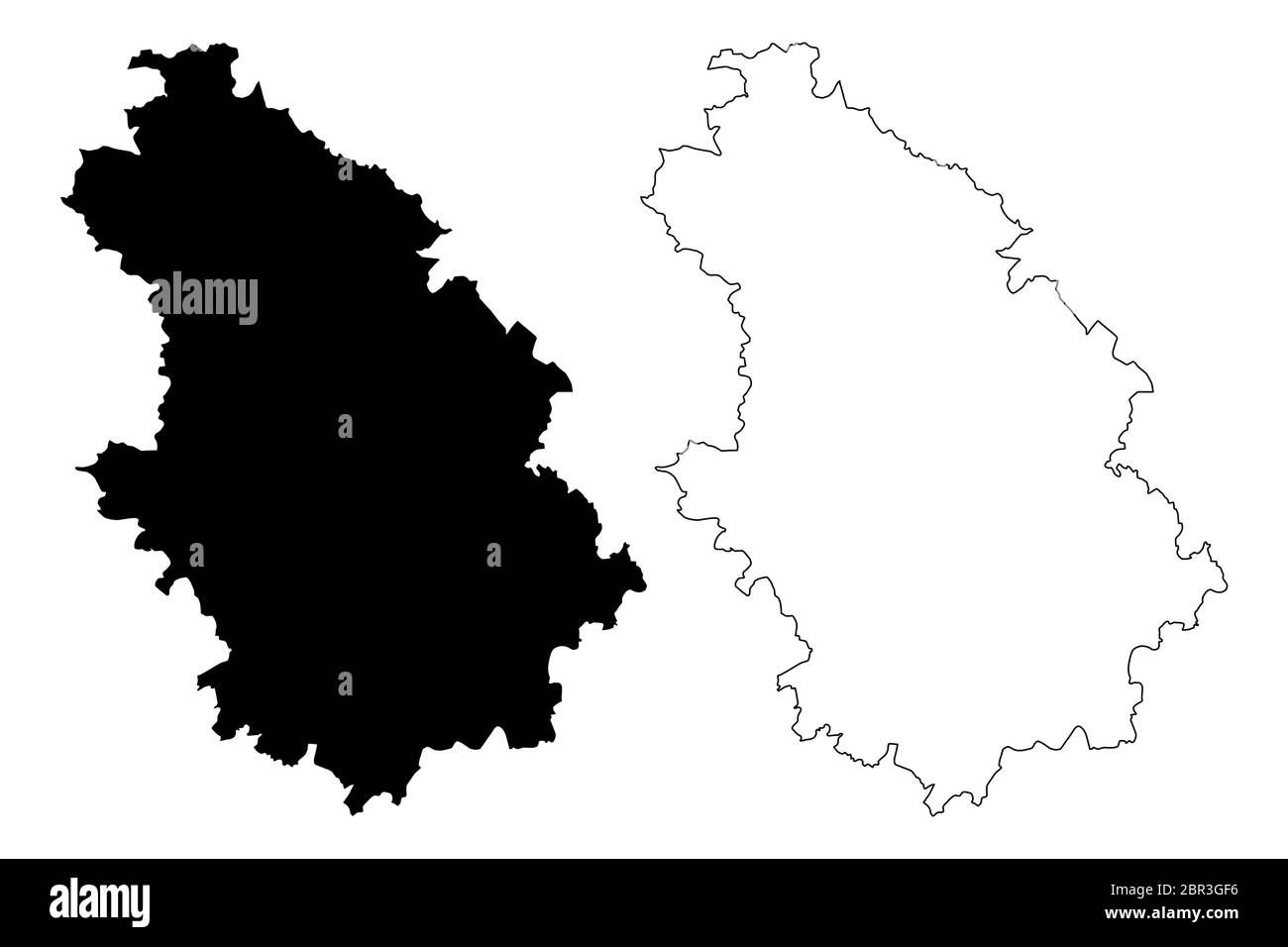 Haute-Marne Department (France, French Republic, Grand Est region) map ...