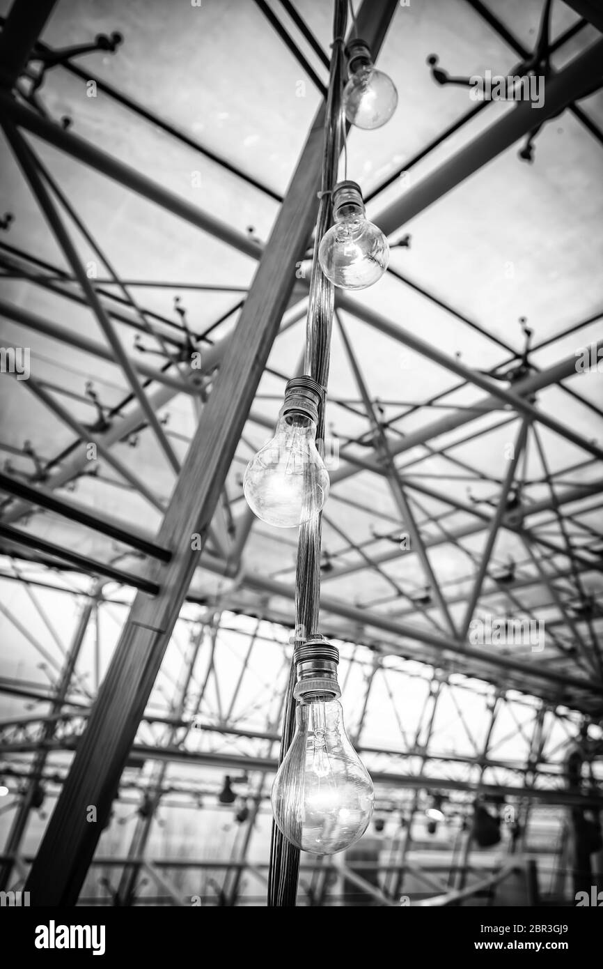 Cool light bulbs Black and White Stock Photos & Images - Alamy