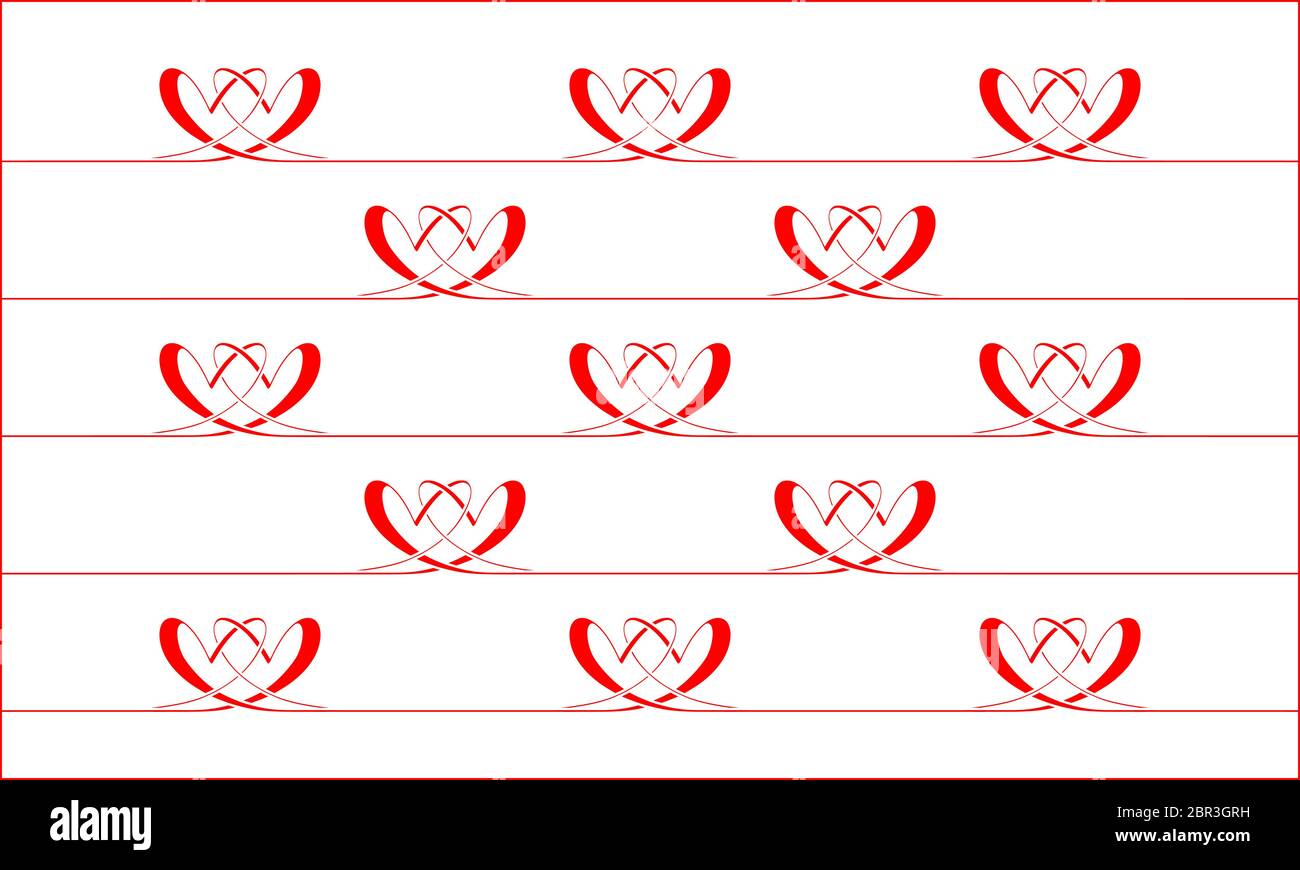 two hearts together design vector background Stock Vector Image & Art ...