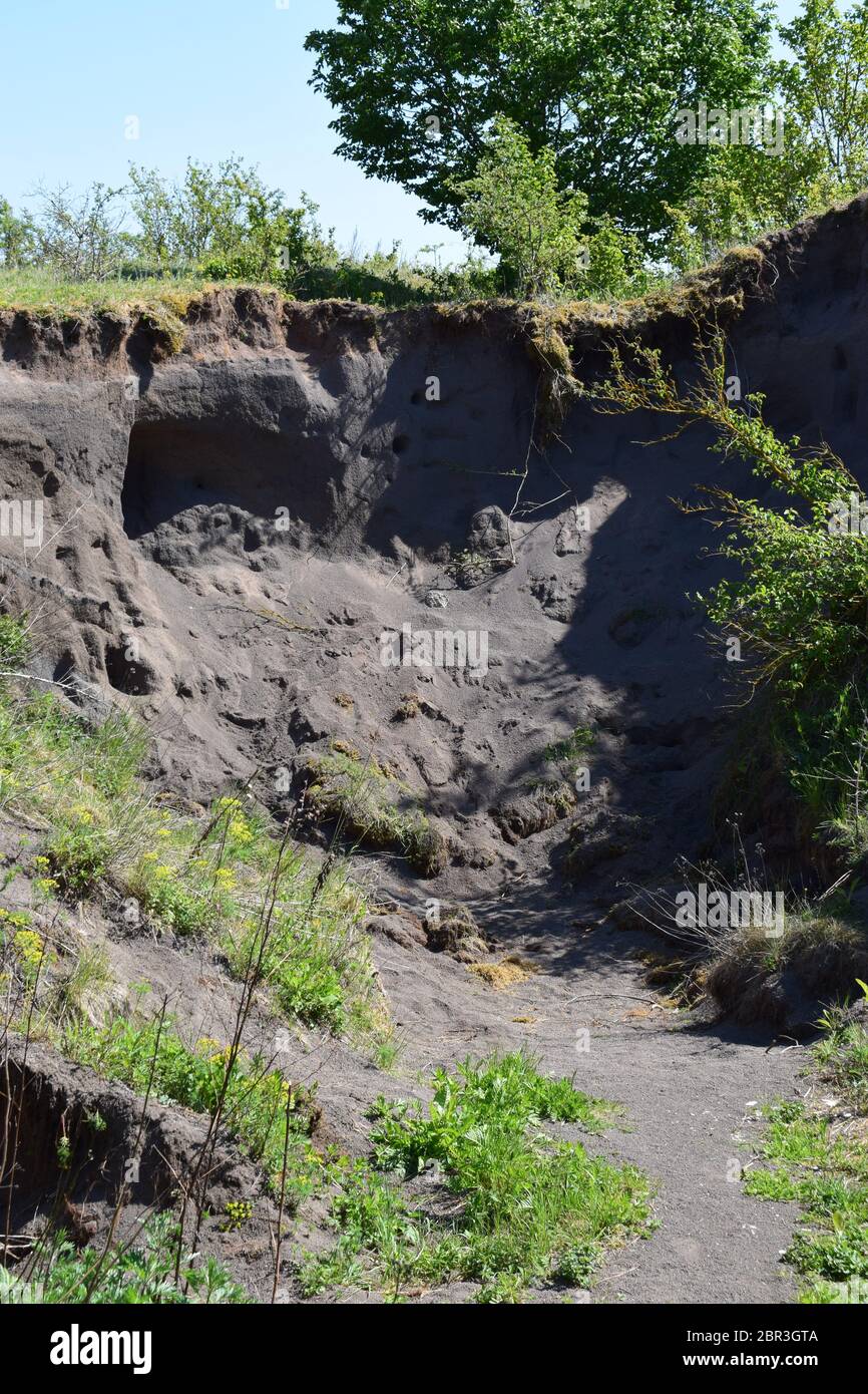 former quarry landscape Stock Photo - Alamy