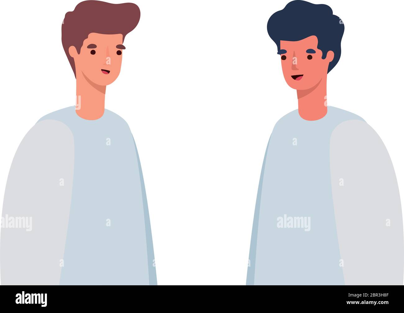 two men avatars vector design Stock Vector Image & Art - Alamy