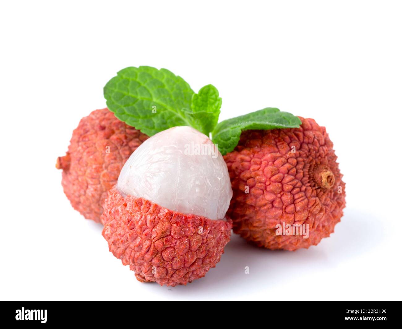 lichee fruit isoated on white background. Lychee close up isolated ...