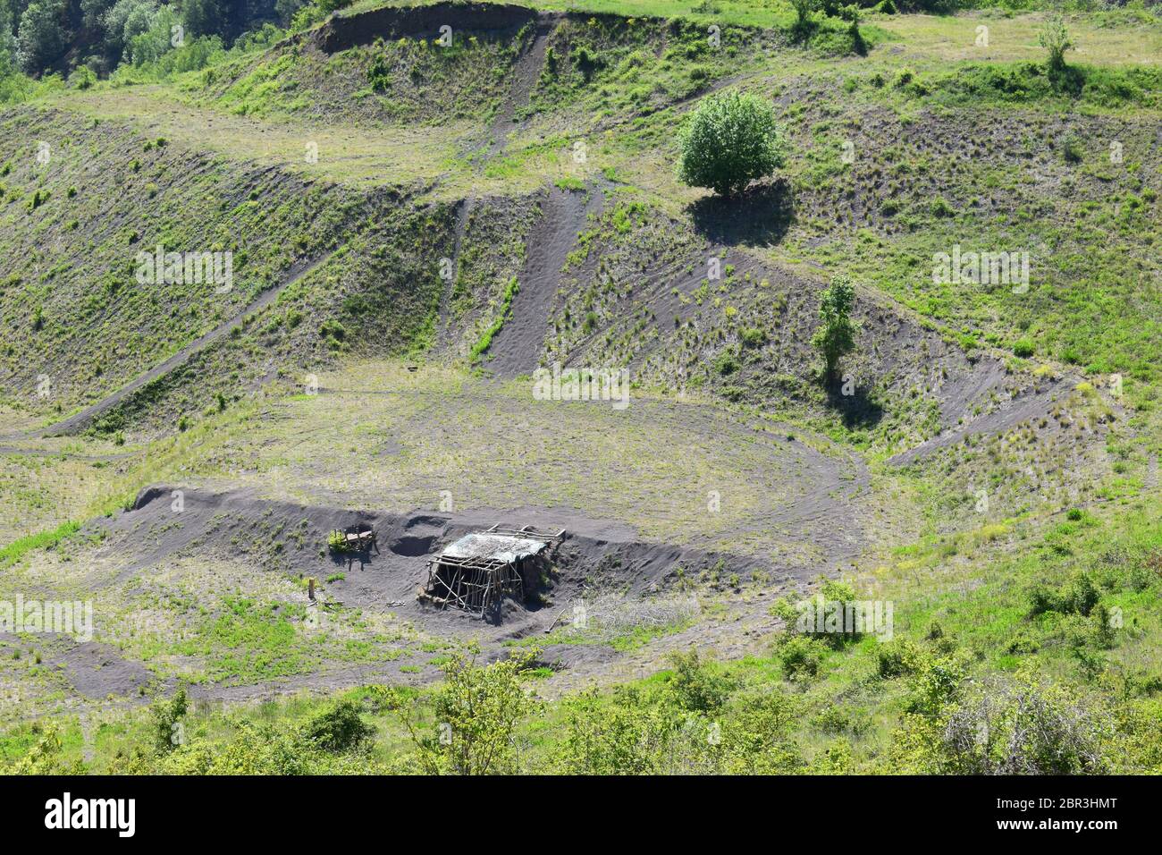 former quarry landscape Stock Photo - Alamy