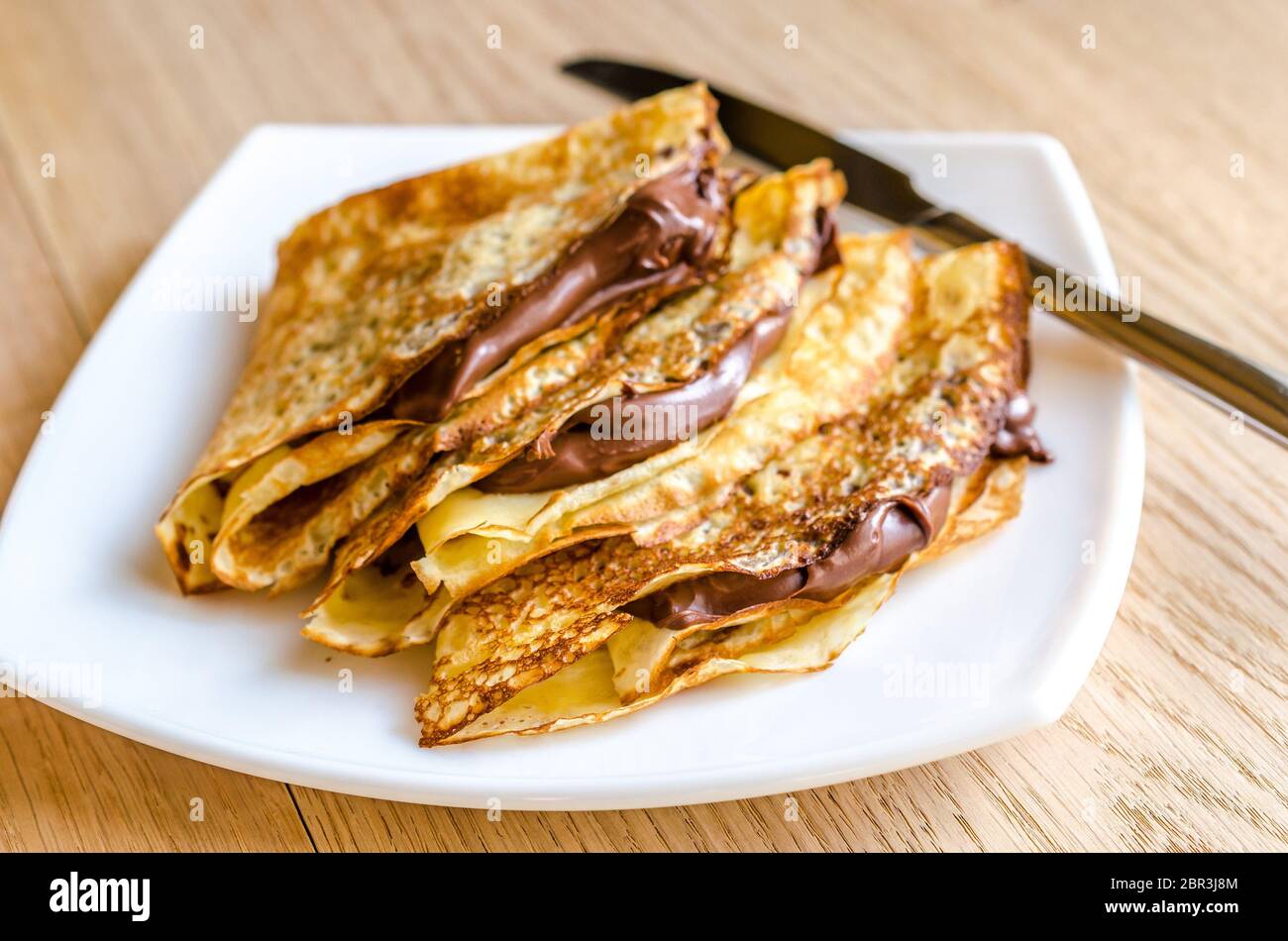 Pile of crepes Stock Photo - Alamy