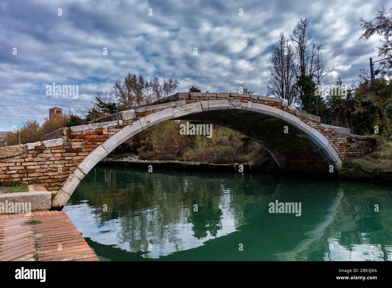 Ponte del Diavolo (Devil’s Bridge) in Torcello, Venice, Italy Stock Photo - Alamy