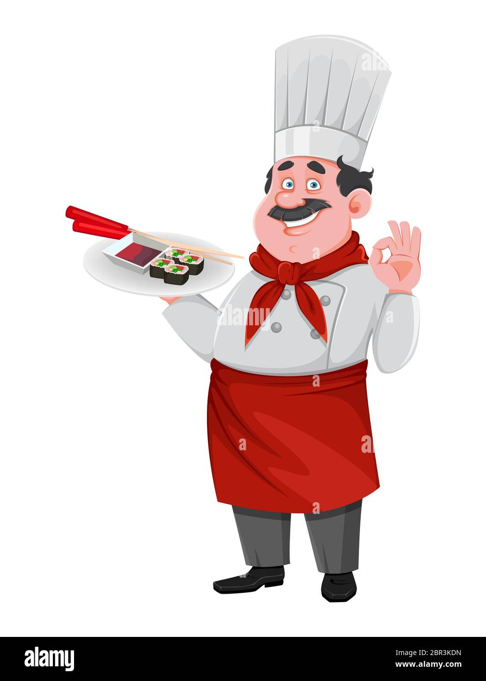 Fat Chef Cartoon