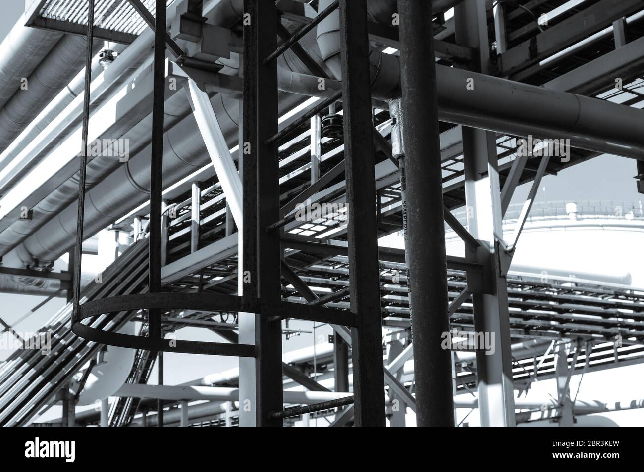 Oil and gas industry,refinery factory,petrochemical plant area ...