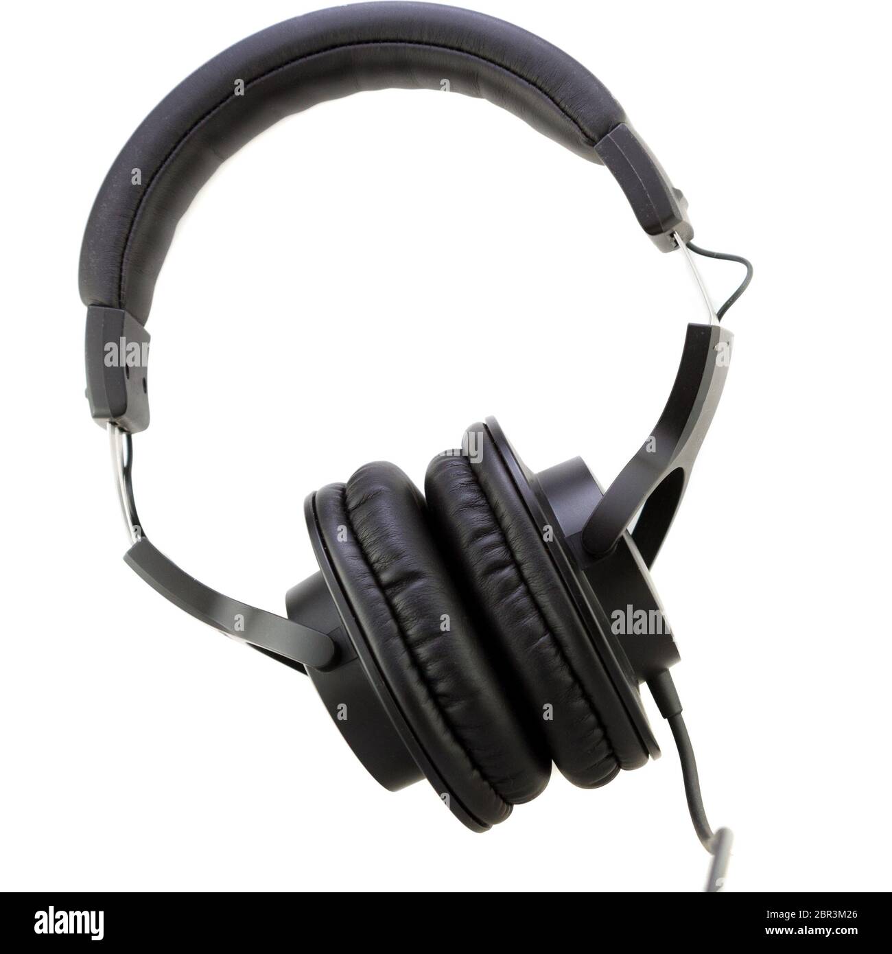 Professional Studio Monitor Headphones on white background Stock Photo ...