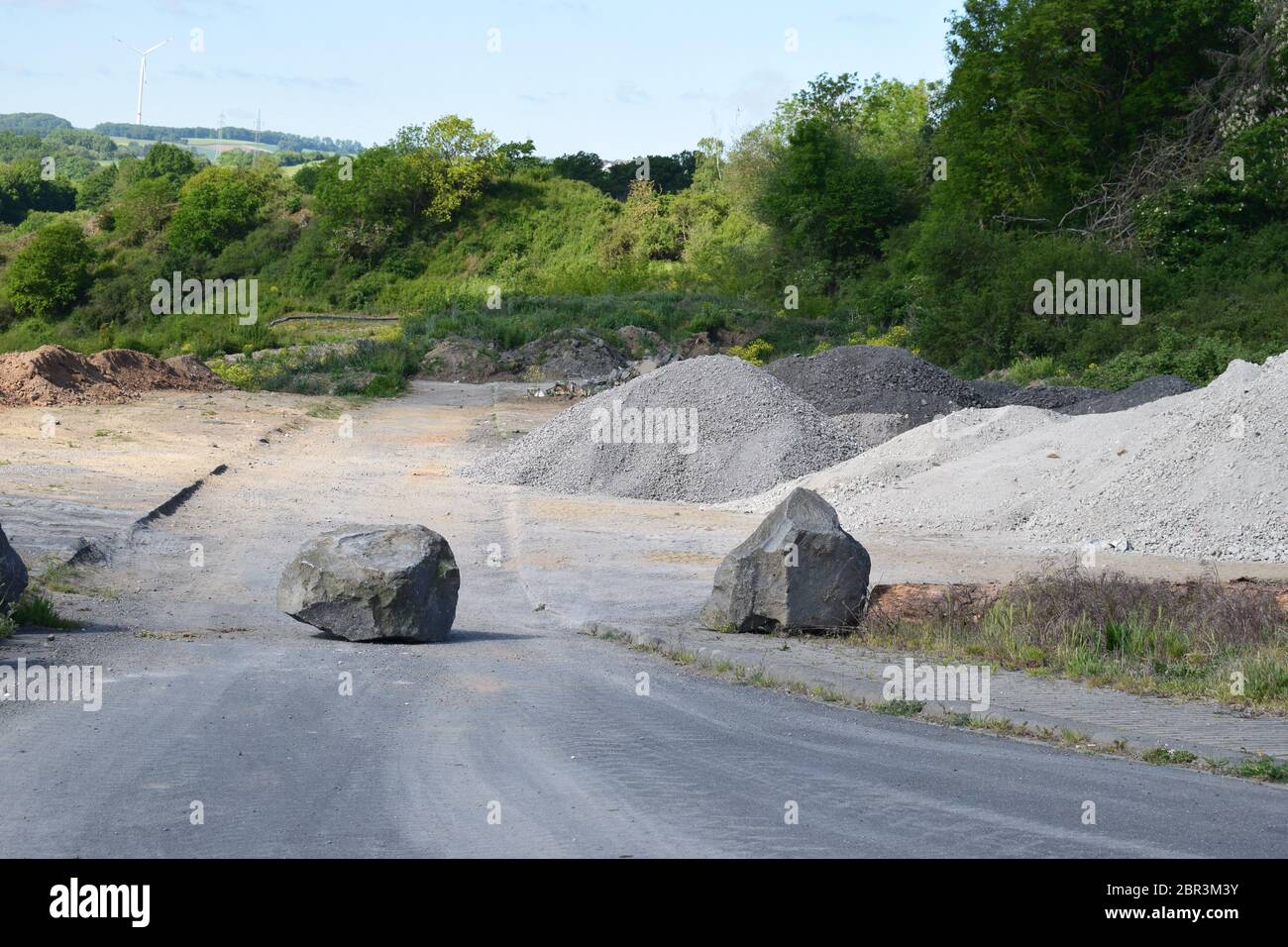 closed old quarry Stock Photo - Alamy