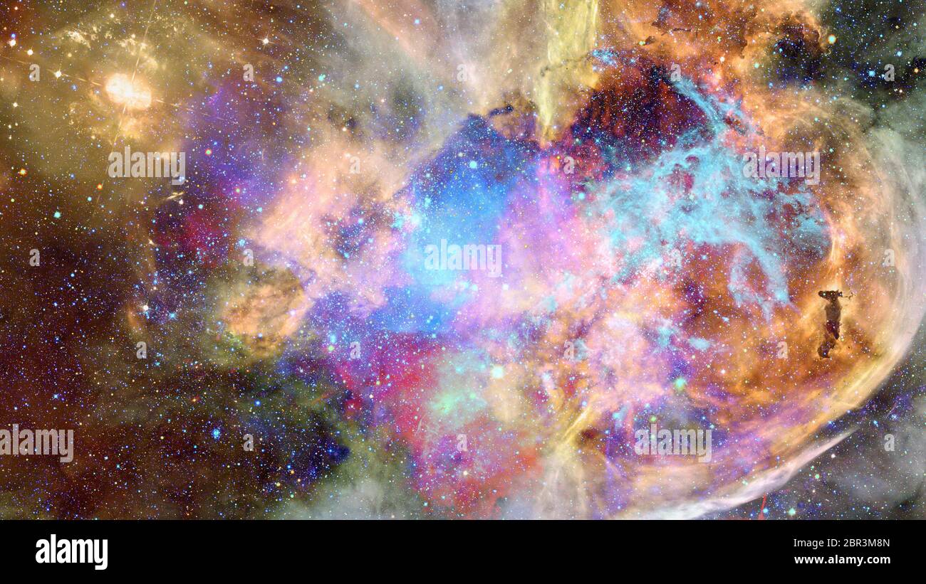 Beautiful nebula and Galaxy. Elements of this Image Furnished by NASA ...