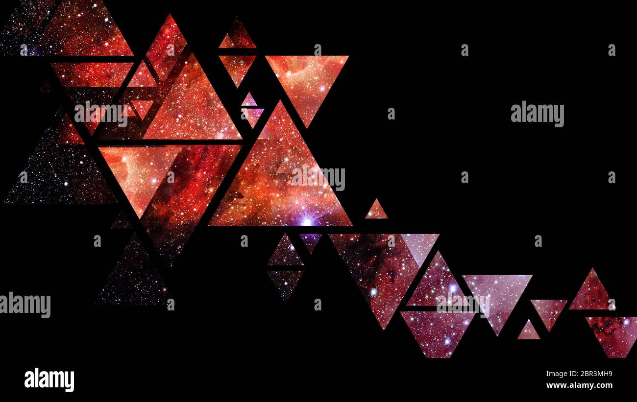 Space and geometry design. Minimal art concept. Abstract background ...