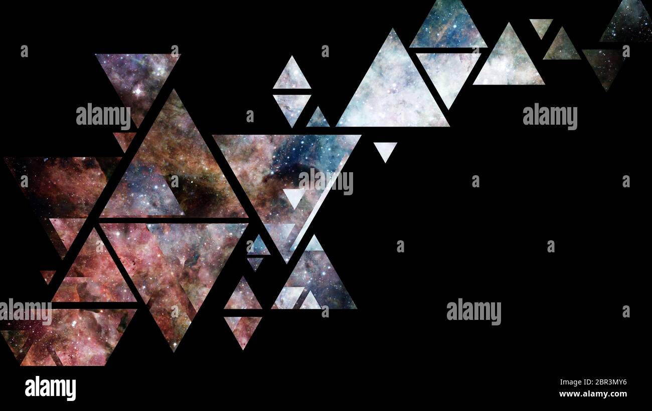 Space and geometry design. Minimal art concept. Abstract background ...