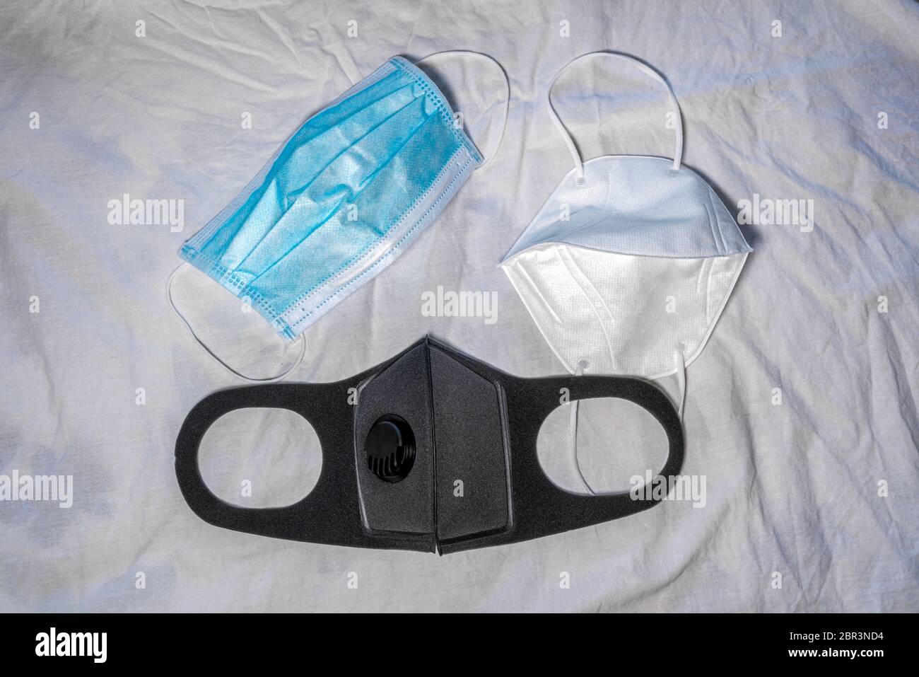 Different types of face mask against viruses and other polluting ...