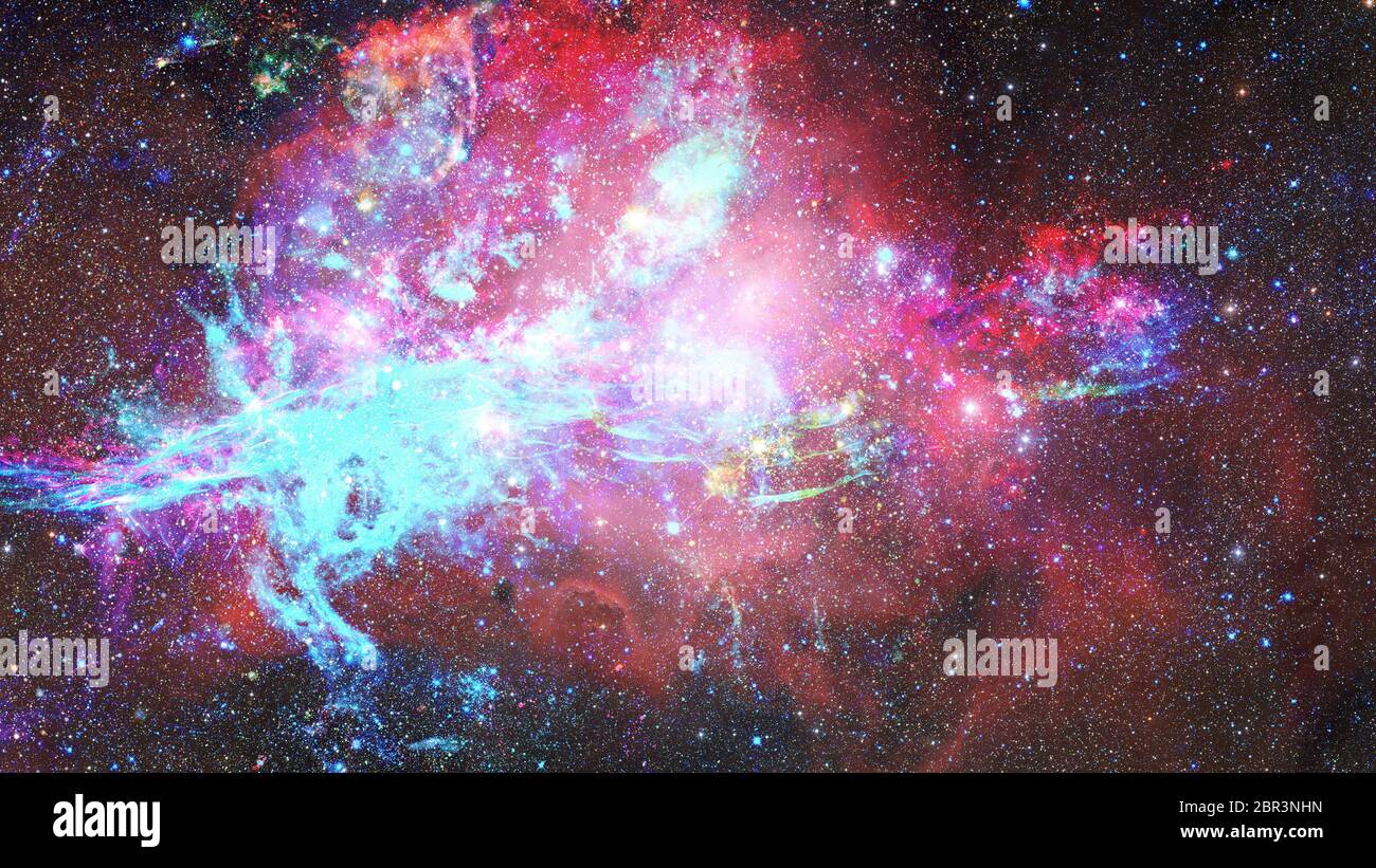 Galaxies nebula clouds in universe hi-res stock photography and images ...