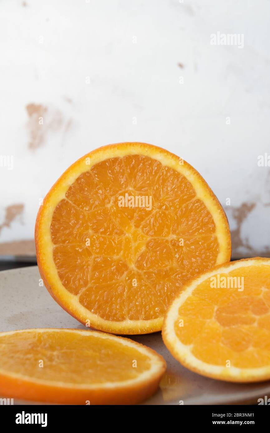 orange slice macro photography Stock Photo - Alamy