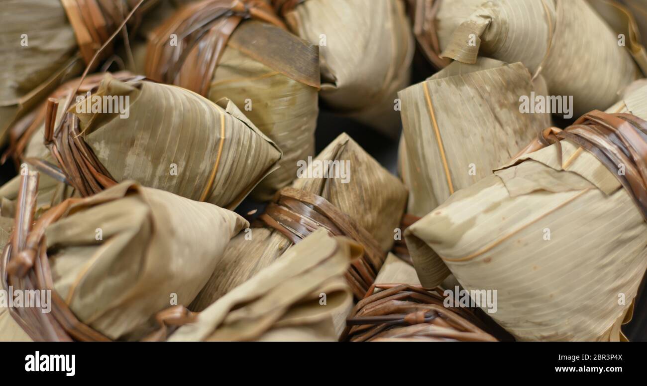 Homemade rice dumpling Stock Photo - Alamy