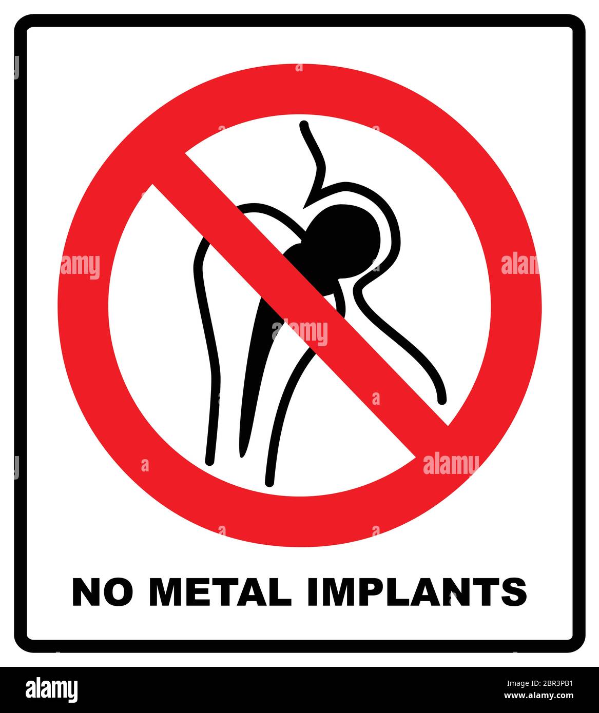 No metallic articles or watches, No access for people with metallic ...