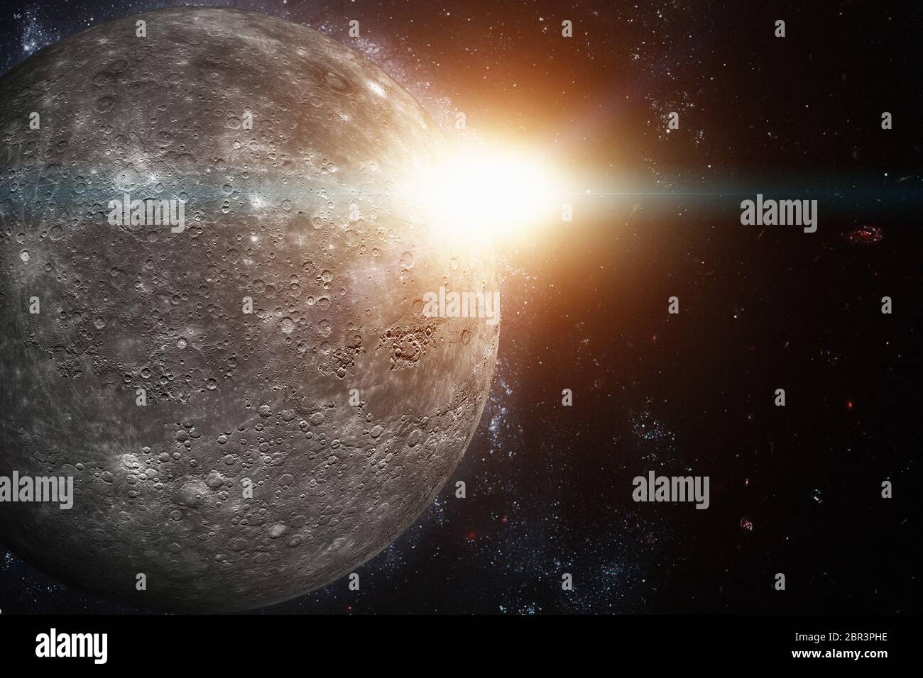 Solar System - Mercury. It is the smallest and closest to the Sun of ...