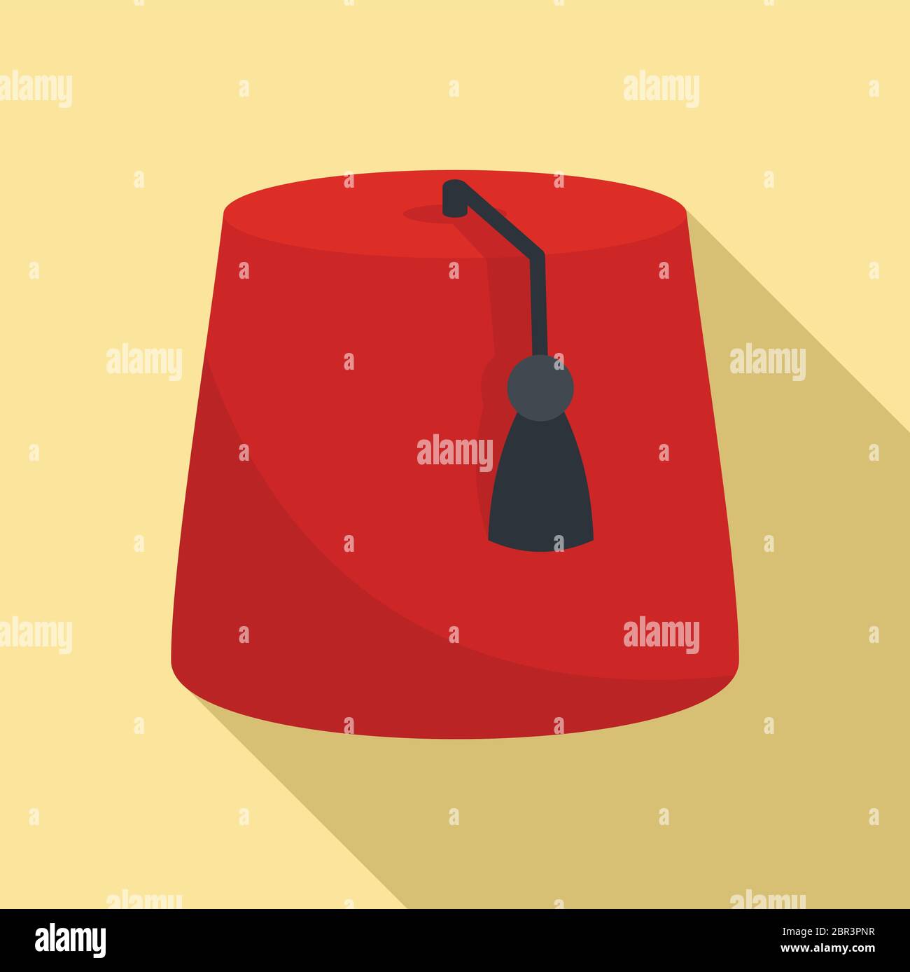 Turkish hat icon. Flat illustration of turkish hat vector icon for web ...