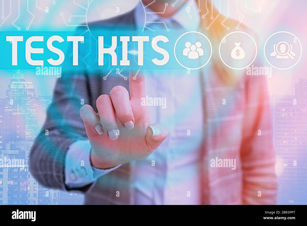 Handwriting text writing Test Kits. Conceptual photo tools used to ...