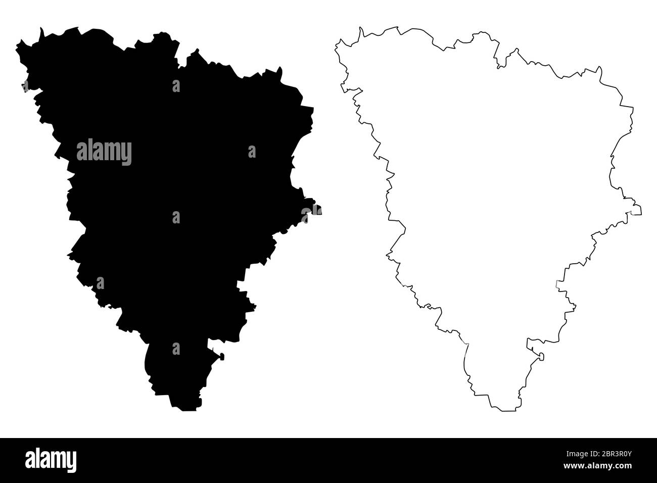 Yvelines Department (France, French Republic, Ile-de-France region) map ...