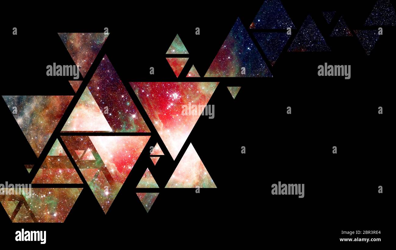 Space and geometry design. Minimal art concept. Abstract background ...