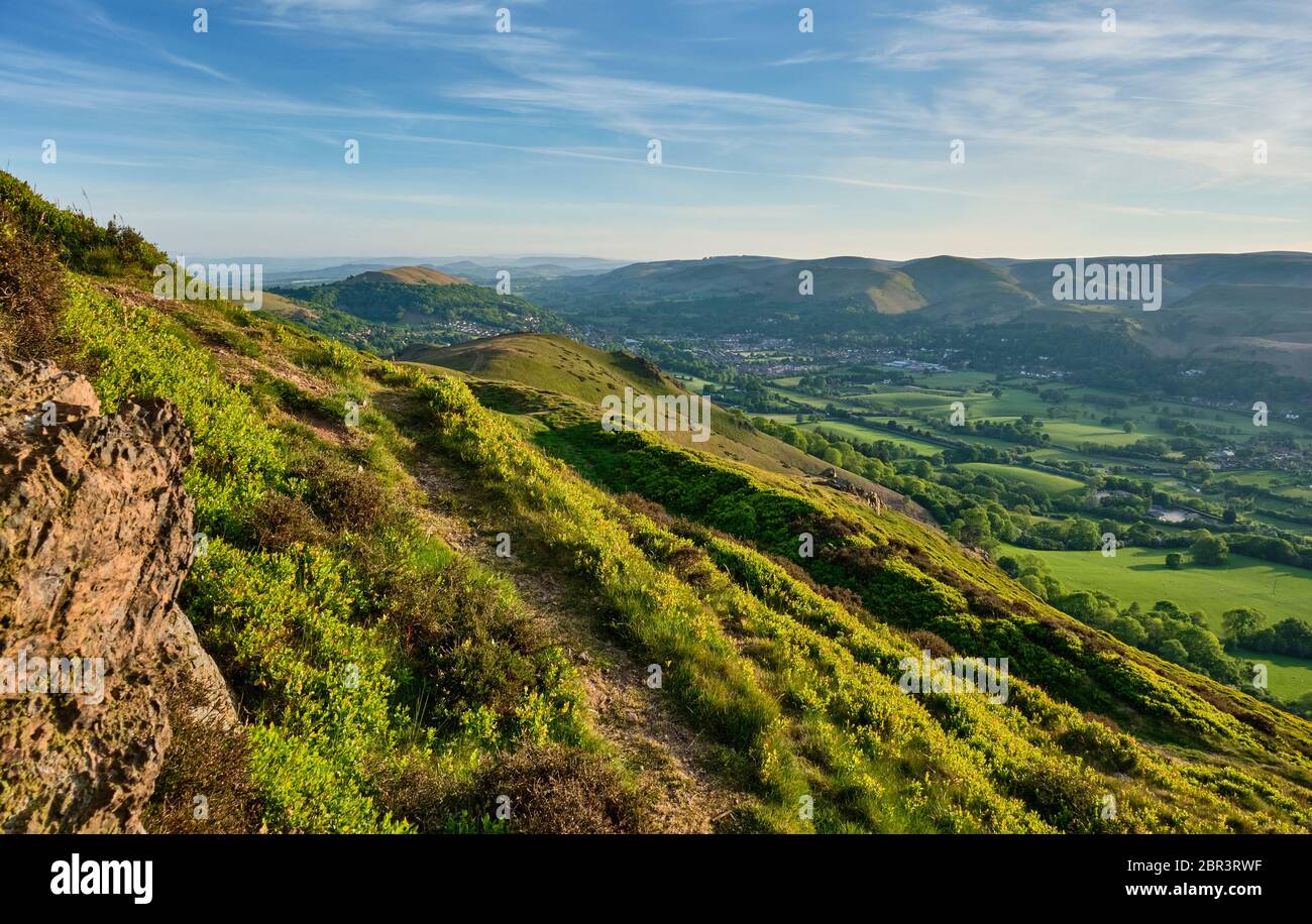 Church Stretton seen from Caer Caradoc, Church Stretton, Shropshire ...