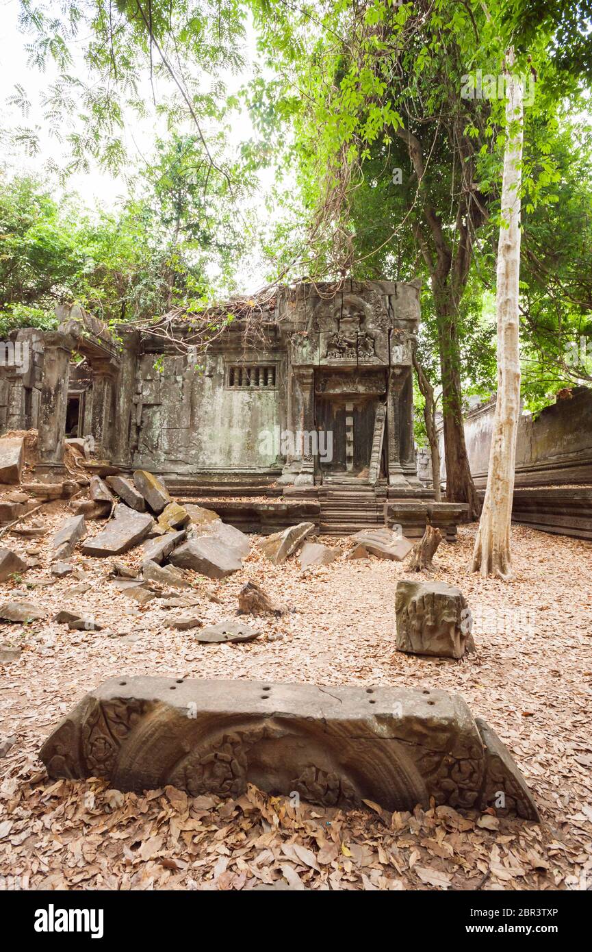 Ruins of Beng Mealea; the Jungle Temple. Angkor, UNESCO World Heritage ...