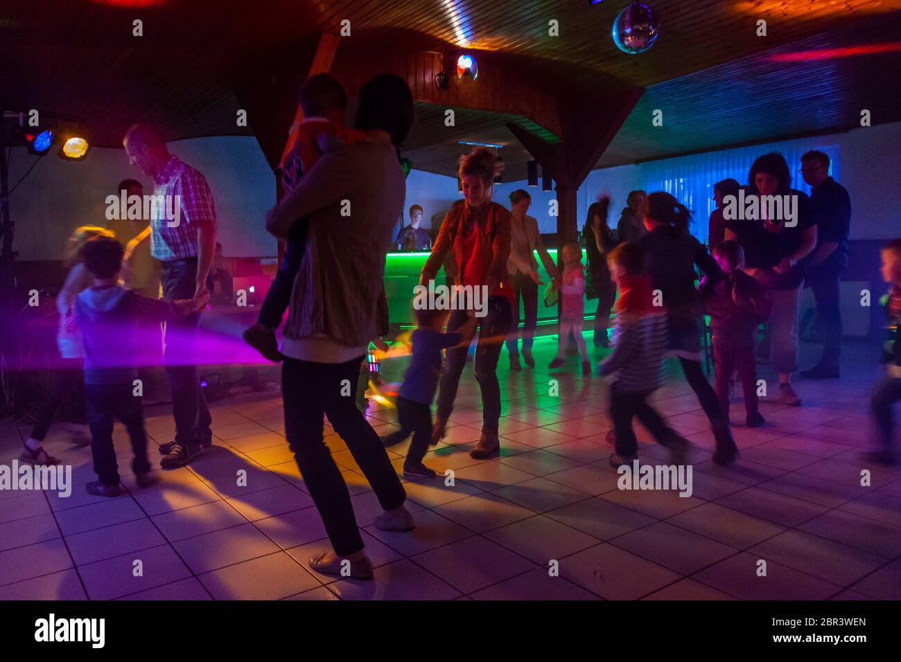 Private Party with children dancing Stock Photo - Alamy