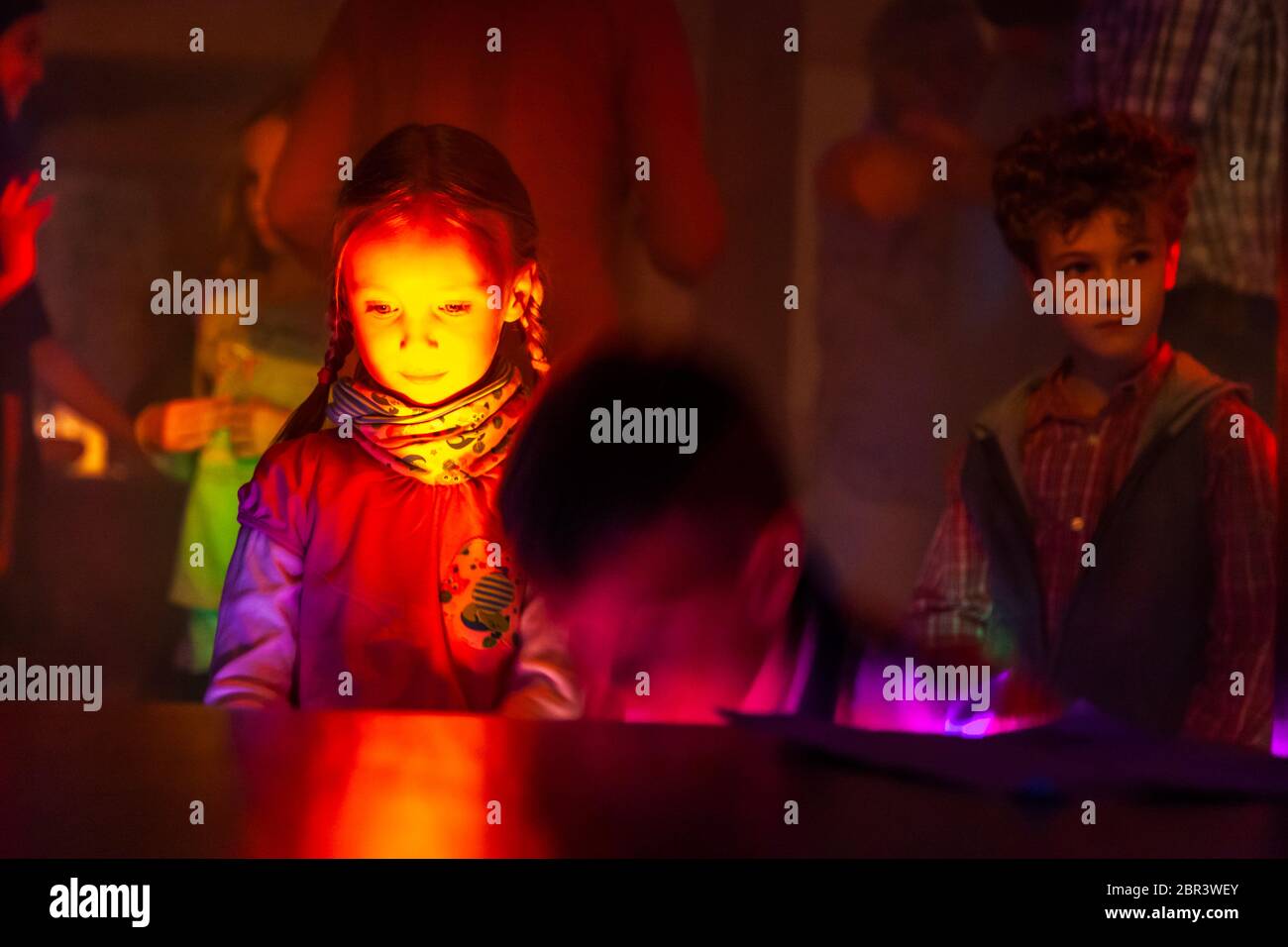 Private Party with children dancing Stock Photo - Alamy
